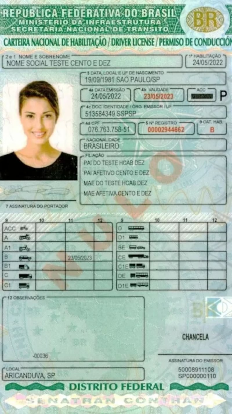 CNH: Entenda o que são as categorias e demais códigos que aparecem nos novos documentos – Metro ...